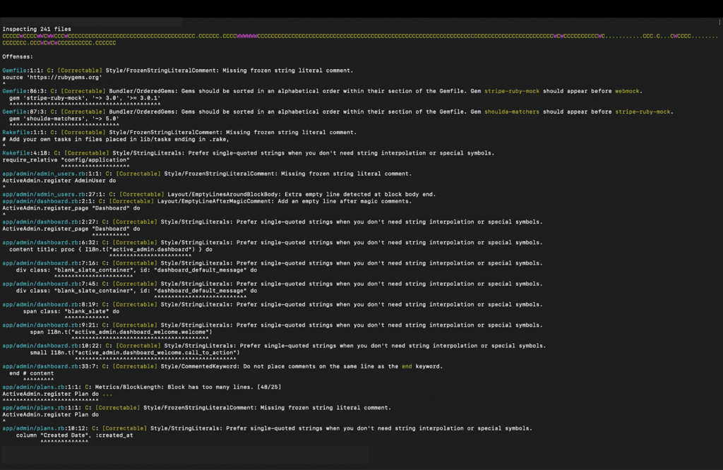 How can I measure the code quality of my Ruby on Rails project?